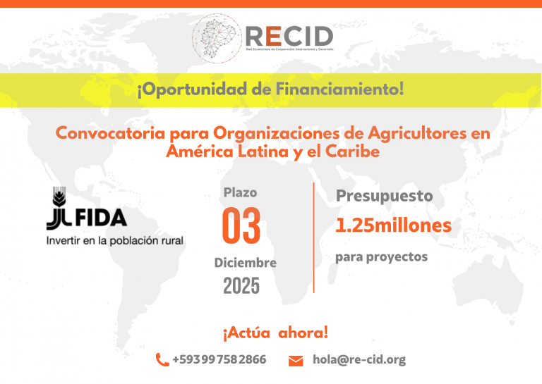 Convocatoria para Organizaciones de Agricultores en América Latina y el ...